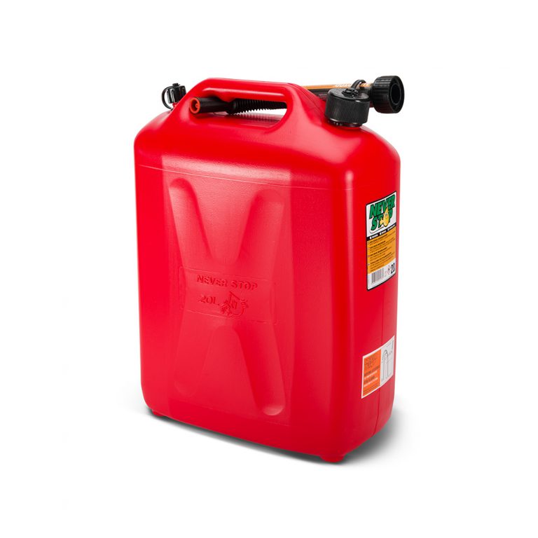 Plastbensindunk 20 liter – Never Stop